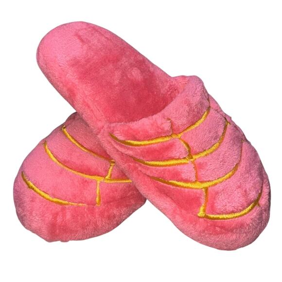 unknown | Shoes | Pink Plush House Shoes Womens Medium Slippers Fuzzy ...